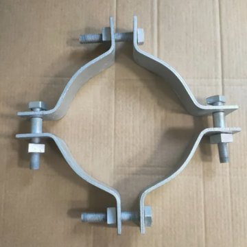Hot DIP Galvanized Pole Clamp | Customizable Pole Line Hardware Fasten ...